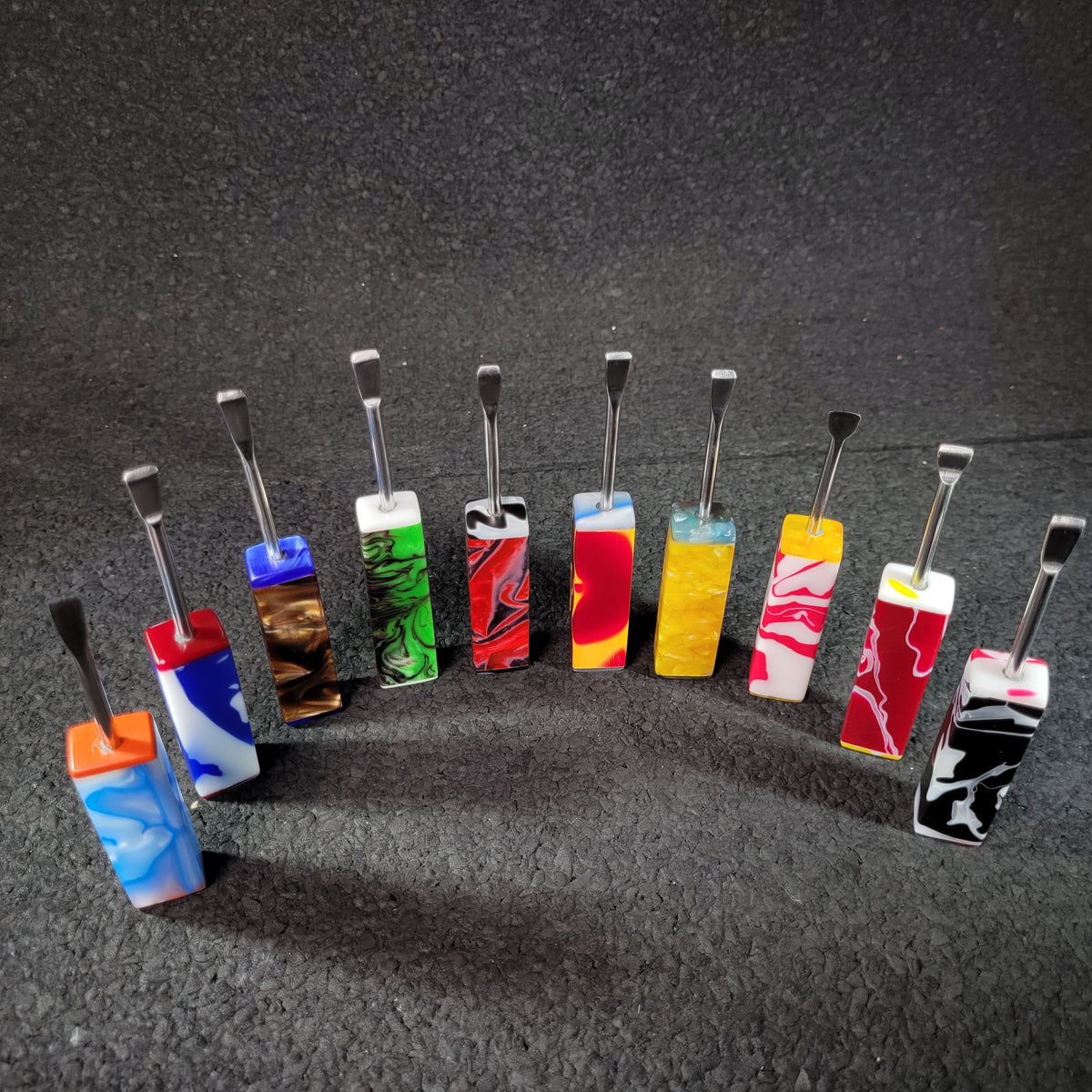 SlabSlicer710 - V3 Flat Head Scoop Dab Tools – Invest in Headies