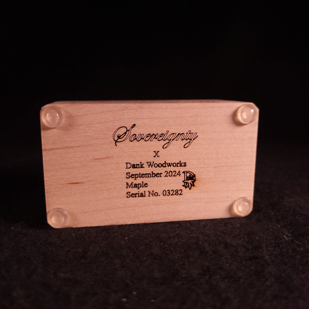 Sovereignty Glass x Dank Woodworks - 2 Slot Wooden 18mm Slide Stands ...